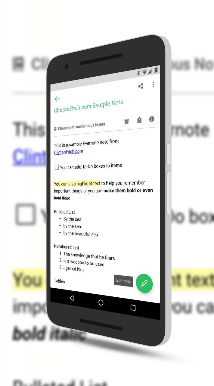 Evernote Update Brings Advanced Editing Features To Android